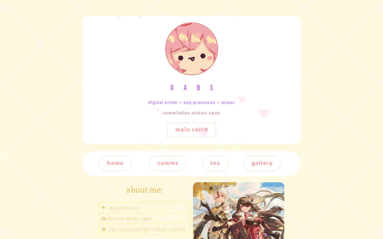 gabs’ comms ₍ ᐢ..ᐢ